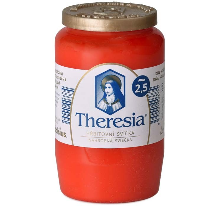 SVÍČKA Theresia kompozitní 155g 58h. mix - Zahradní centrum "Strakovo ...