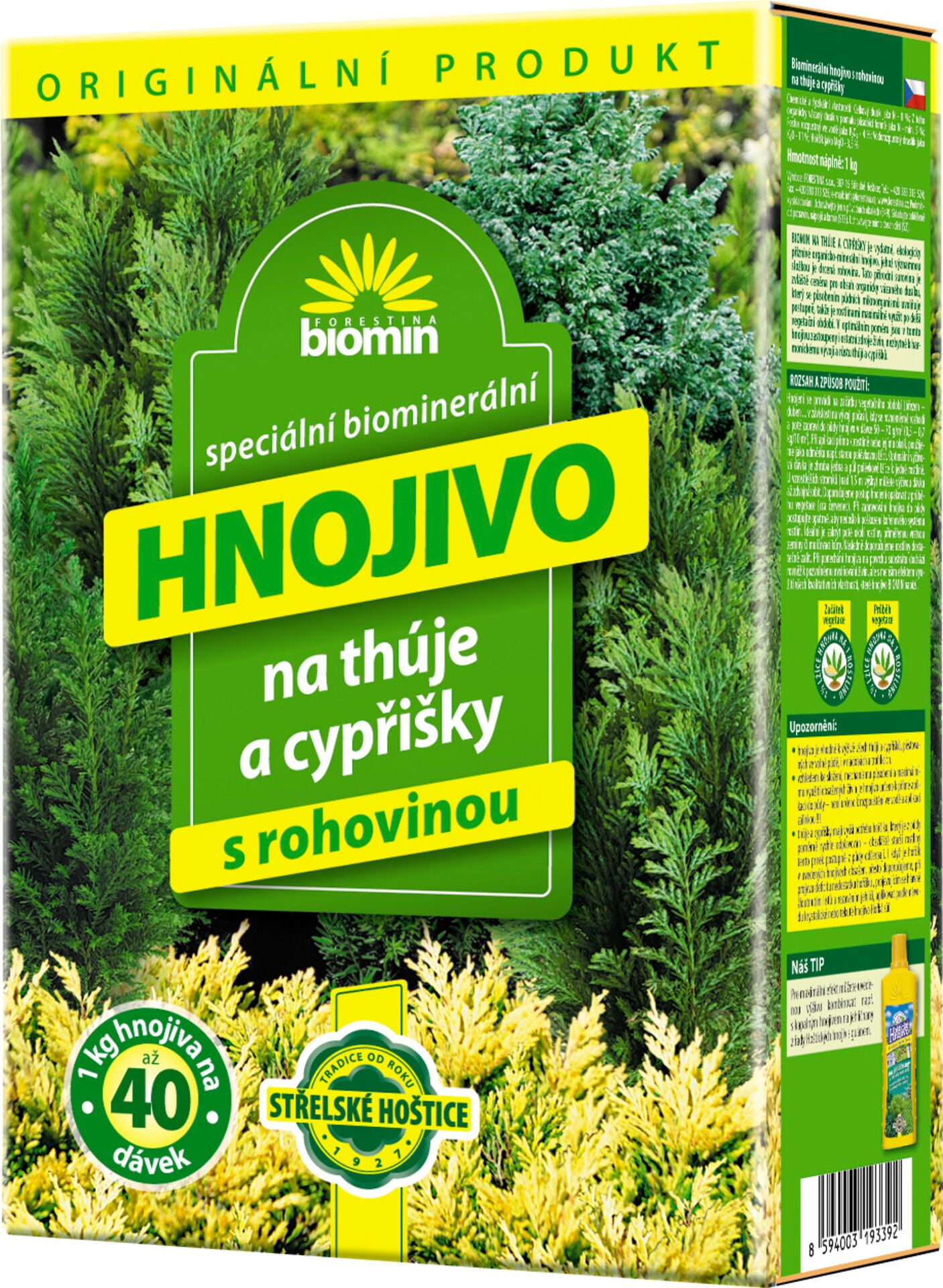 Biomin / Orgamin pro thuje a cypřišky - Zahradní centrum "Strakovo" s.r.o.